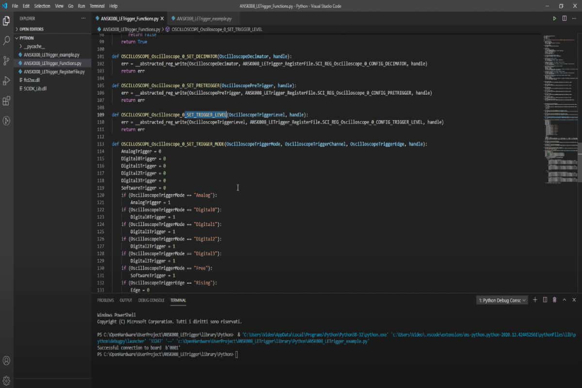 Wave Dump Using Digitizer Component Sci Compiler